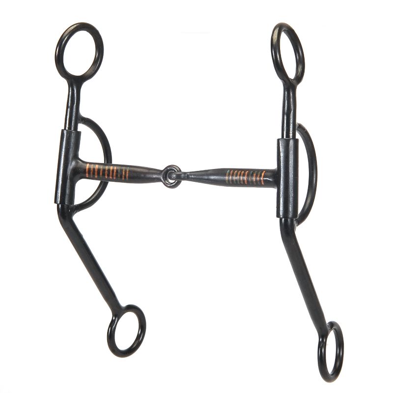 Western BS Copper Inlay Snaffle Double Rein Bit - StateLineTack.com ...