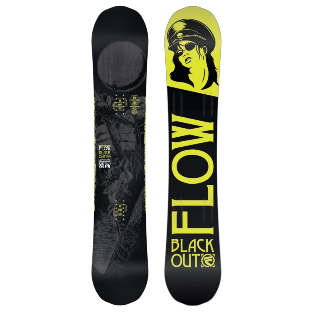 Flow Black Out Snowboard | Jaxworks