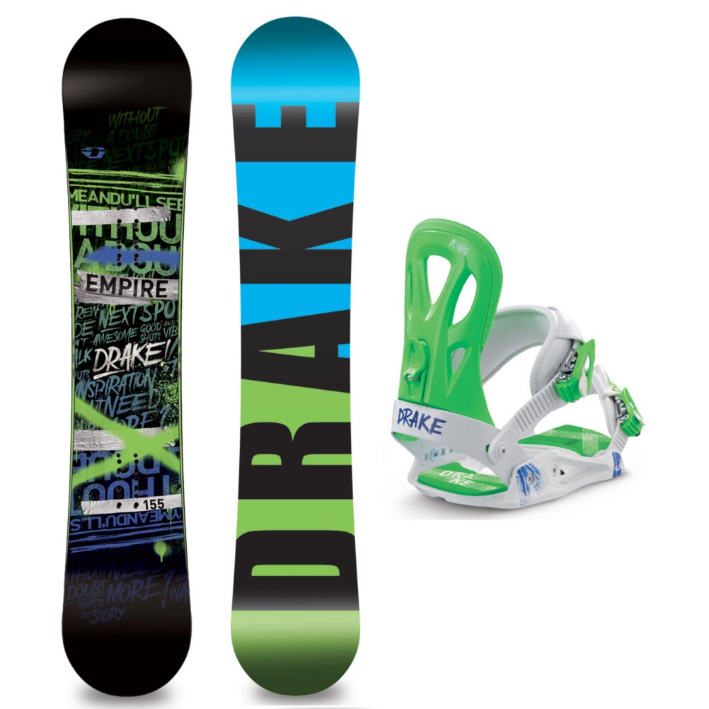 Drake Empire King Snowboard And Binding Package | Innosphere