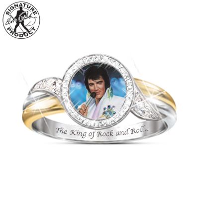 Embrace The King Elvis Presley Ring