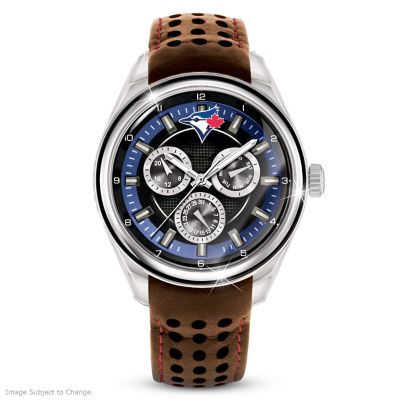 Toronto Blue Jays Mens MLB Chronograph Watch Featuring Team Colours And ...