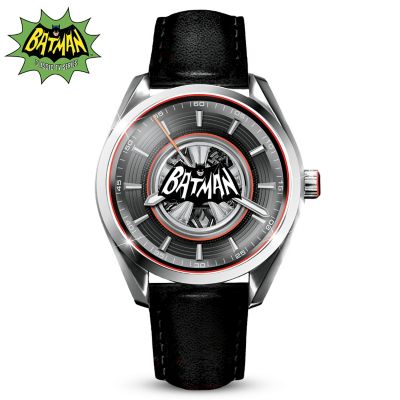 BATMAN Mens Stainless Steel Watch Featuring Design Elements Inspired By ...