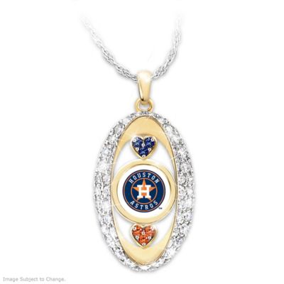 For The Love Of The Game Houston Astros Womens MLB Pendant Necklace