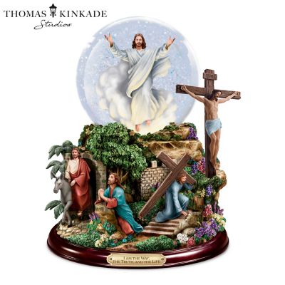 Thomas Kinkades Visions Of Christ Religious Hand-Painted Musical ...