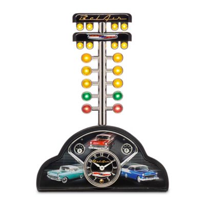 GM First To The Finish Line Drag Race Christmas Tree Inspired Clock ...
