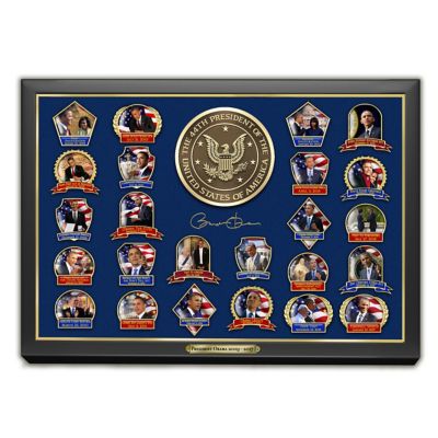 Presidential Legacy: Barack Obama 24K Gold-Plated Commemorative Pin ...