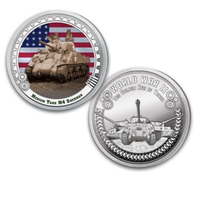 The World War II Golden Age Of Tanks Proof Coin Collection