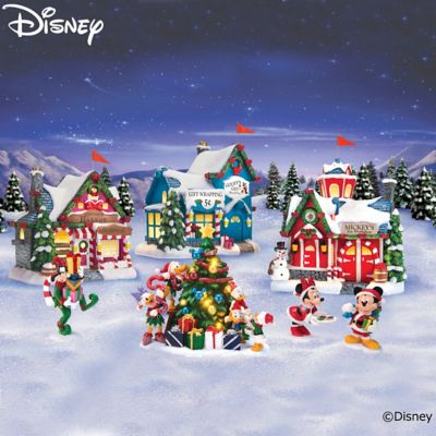 Disney Very Merry Holiday Illuminated Christmas Village Collection That ...