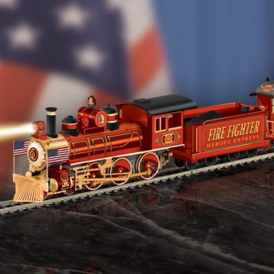 Firefighter Heroes Express HO-Scale Electric Train Collection Featuring ...