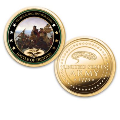 The Army Goes Rolling Along 24K Gold-Plated Proof Coin Collection With ...