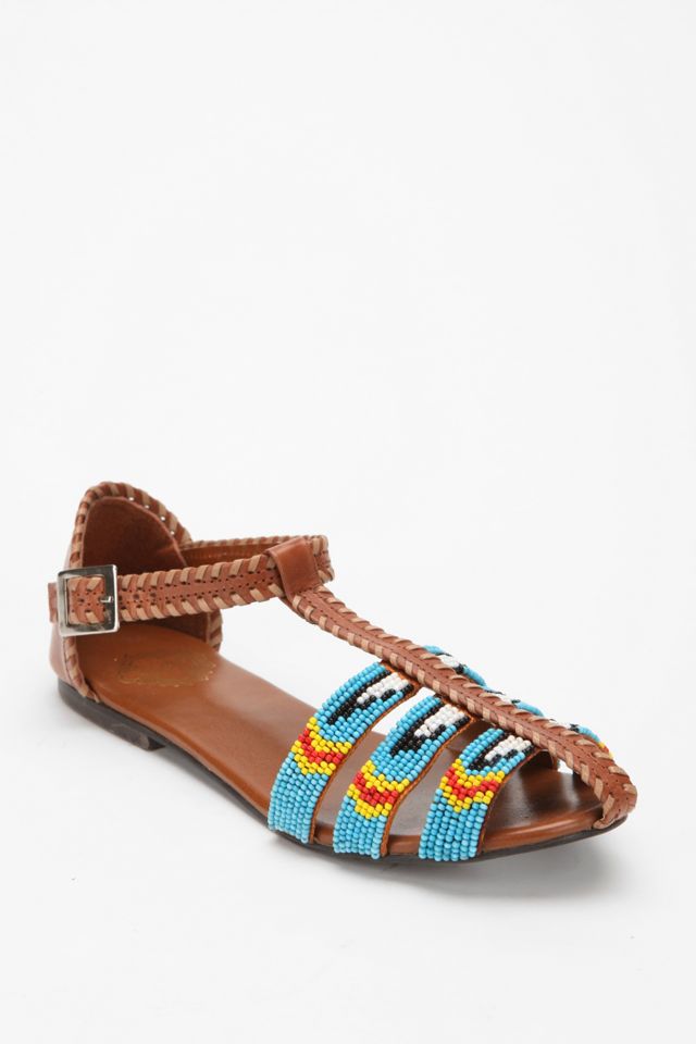 Ecote Beaded Sandal | Urban Outfitters