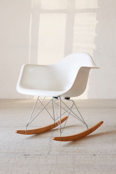 Modernica Fiberglass Arm Shell Rocking Chair | Urban Outfitters
