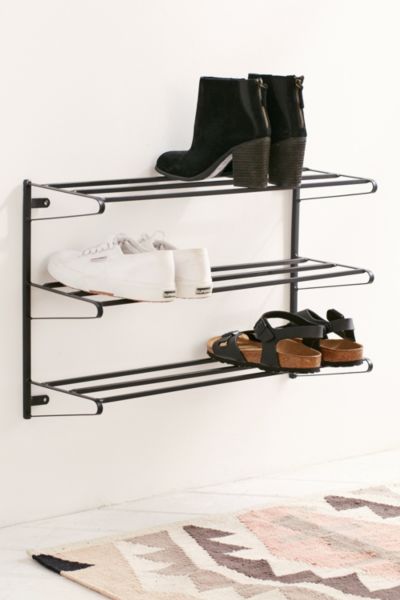 Wall-Mounted Shoe Rack | Urban Outfitters