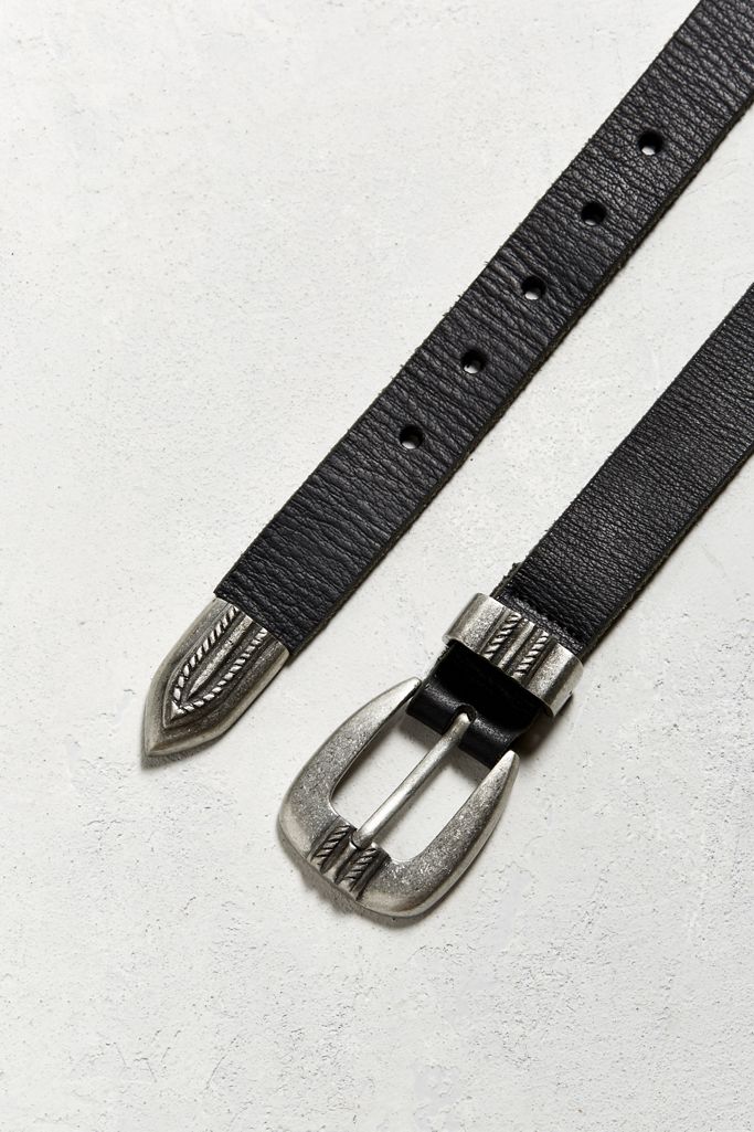 UO Metal Tipped Leather Belt | Urban Outfitters Canada