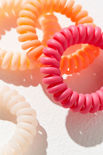 Telephone Cord Hair Tie Set | Urban Outfitters