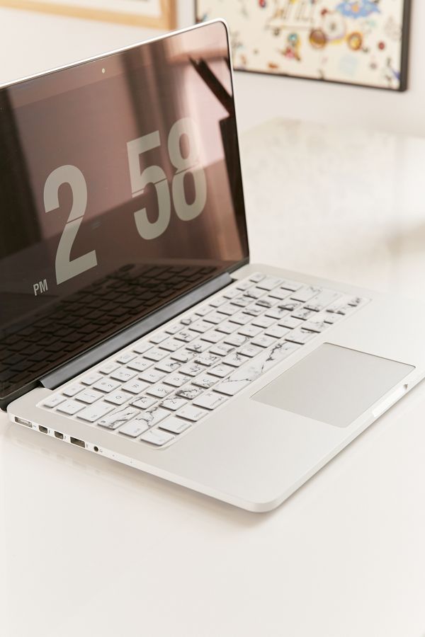 White Marble Keyboard Cover | Urban Outfitters