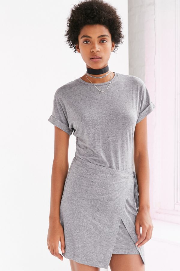 Silence Noise Wrap T Shirt Dress Urban Outfitters