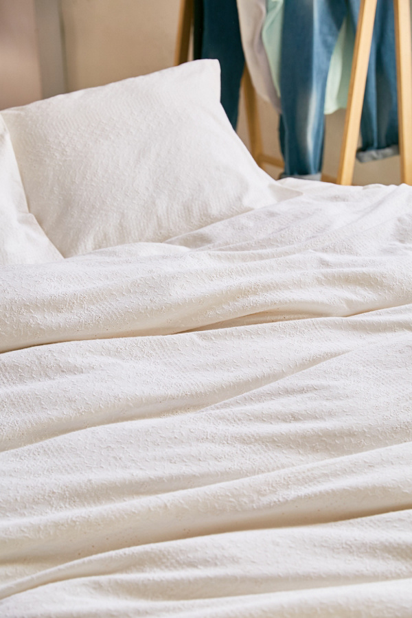 Eyelet Stripe Duvet Cover | Urban Outfitters