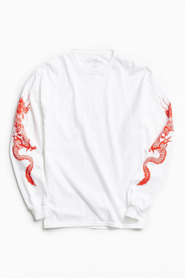 Dragon Sleeves Long Sleeve Tee | Urban Outfitters