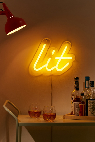 Lit Neon Sign | Urban Outfitters