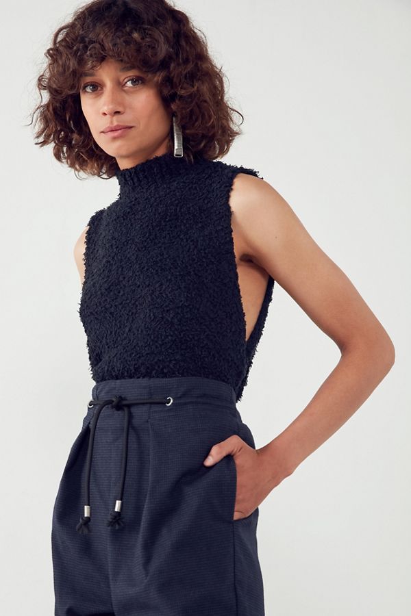 Silence + Noise Fuzzy Drop Armhole Sleeveless Sweater | Urban Outfitters