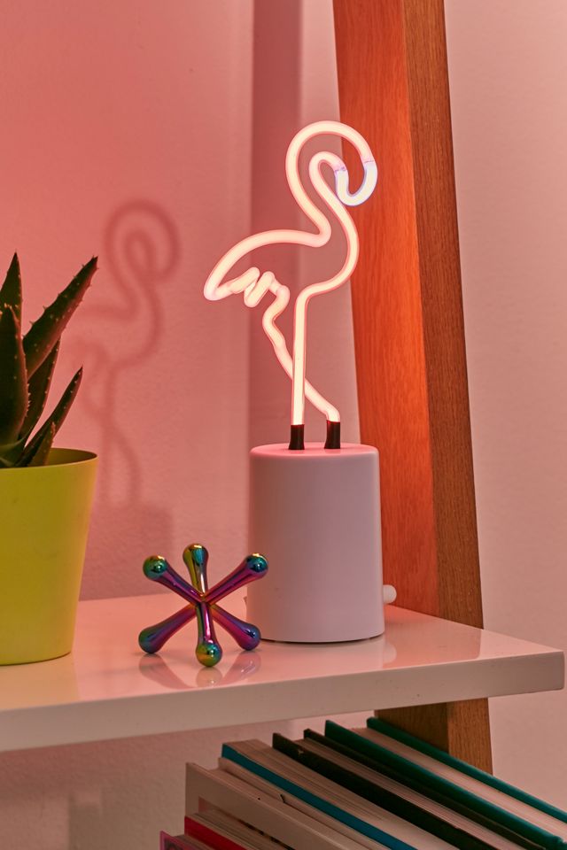 Mini Flamingo Neon Sign Table Lamp | Urban Outfitters