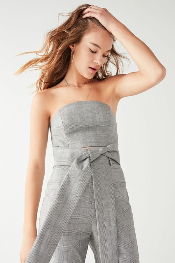 C/meo Collective Checkered Tube Top | Urban Outfitters