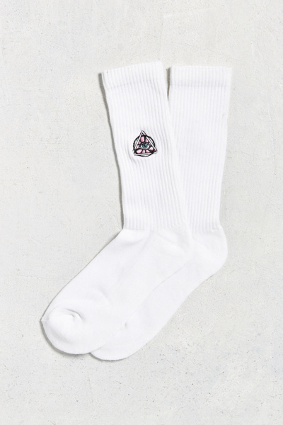 Embroidered All Seeing Eye Sport Sock | Urban Outfitters