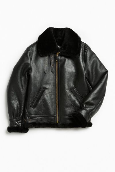 Schott B3 Sheepskin Bomber Jacket | Urban Outfitters Canada