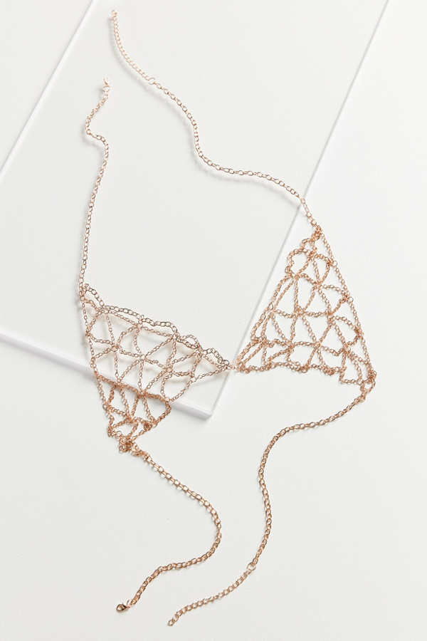 8 Other Reasons Illusions Bralette Body Chain | Urban Outfitters