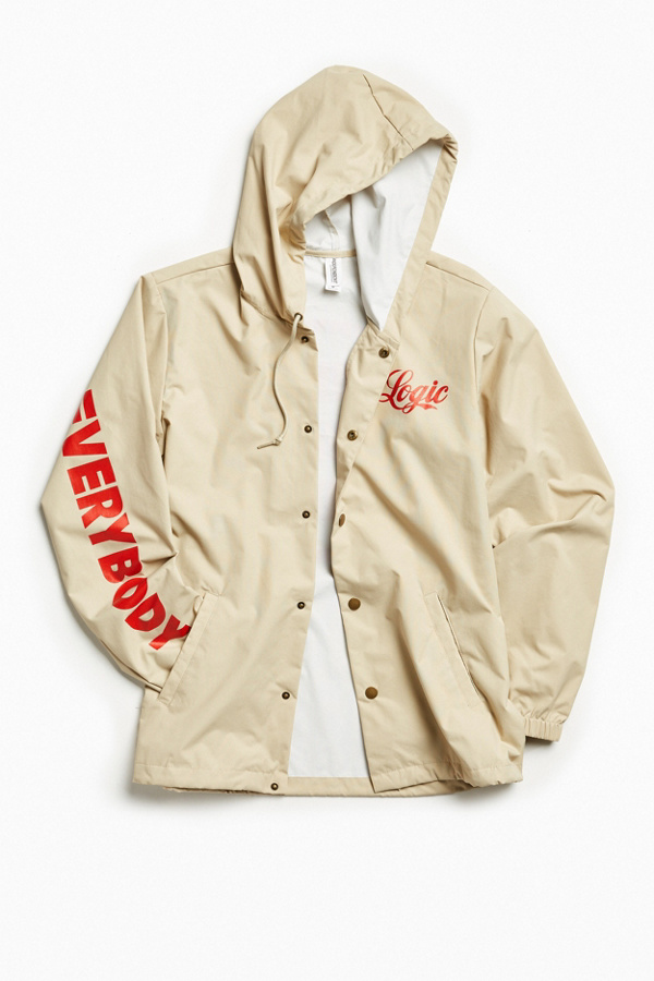 Logic Everybody Hooded Coach Jacket | Urban Outfitters