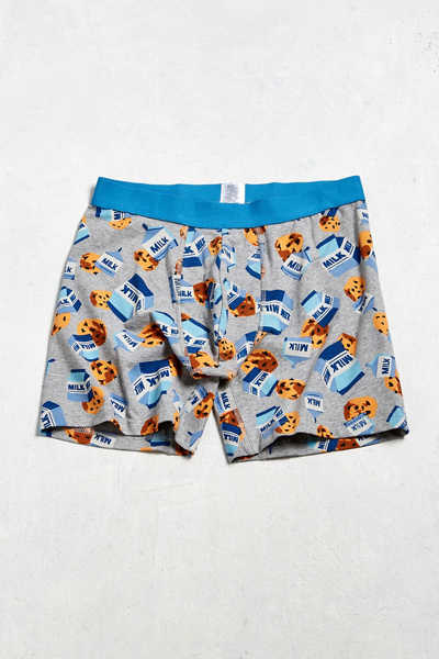 Caleçon boxer à motif de lait et biscuits | Urban Outfitters Canada