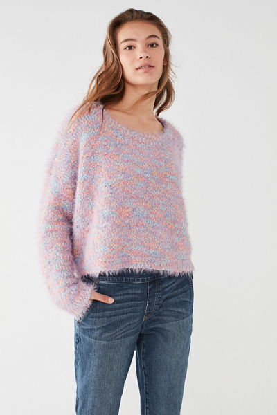 UO Funky Fuzzy Pullover Sweater | Urban Outfitters