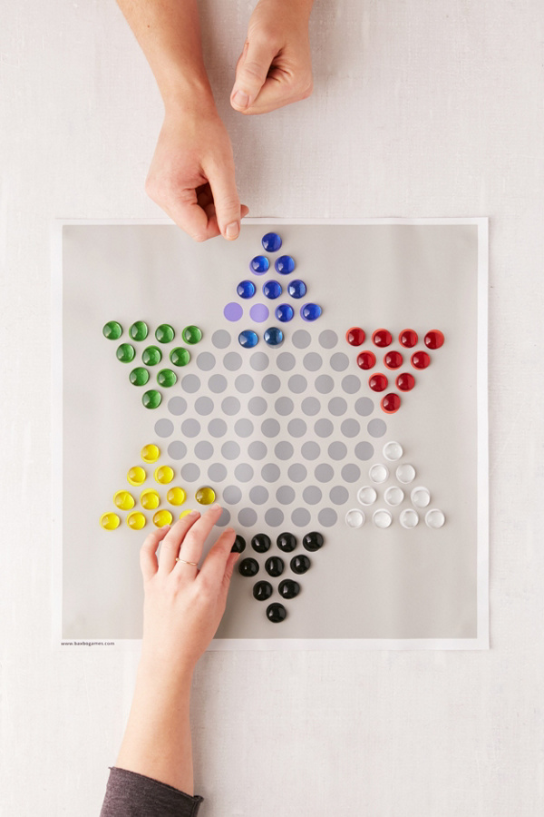 Roll-Up Chinese Checkers Set | Urban Outfitters