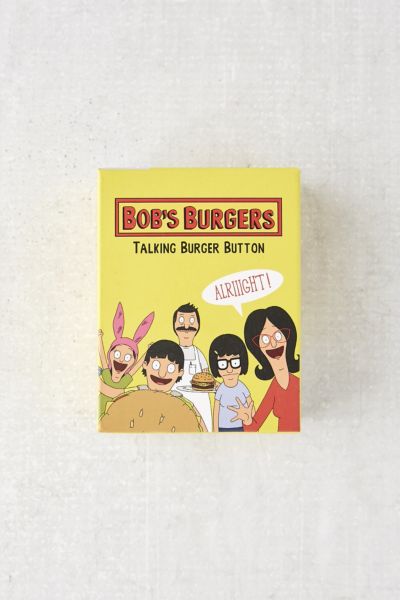 Bob’s Burgers Talking Burger Button | Urban Outfitters Canada
