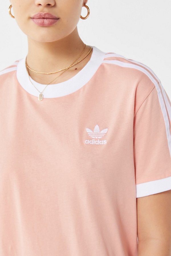 adidas Originals 3-Stripes Ringer Tee | Urban Outfitters