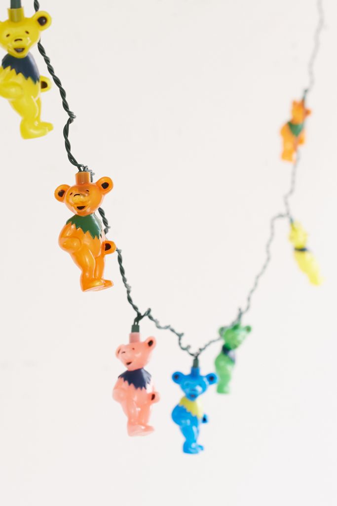 Grateful Dead Dancing Bear String Lights | Urban Outfitters