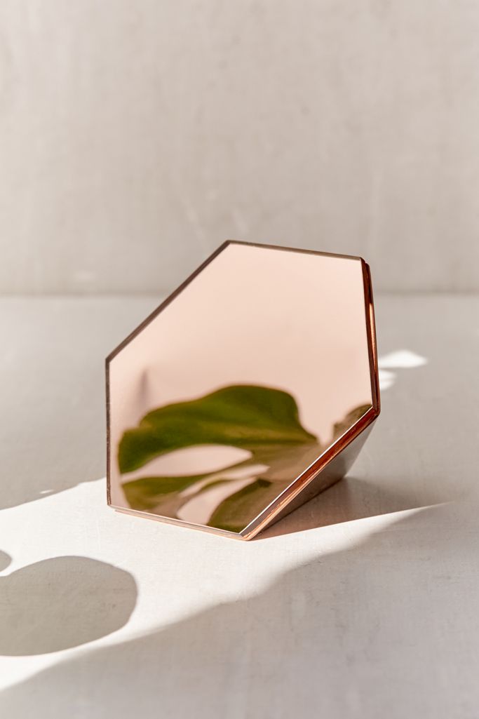 Hexagonal Pyramid Table Mirror | Urban Outfitters