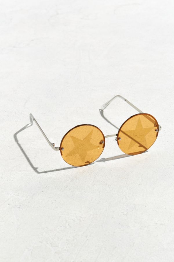 UO Visionary Star Round Sunglasses | Urban Outfitters