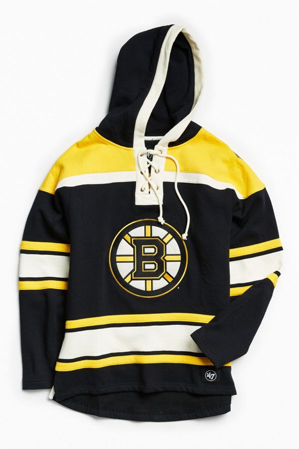 ’47 Brand Boston Bruins Lacer Hoodie Sweatshirt | Urban Outfitters ’47 Brand Boston Bruins Lacer Hoodie Sweatshirt | Urban Outfitters