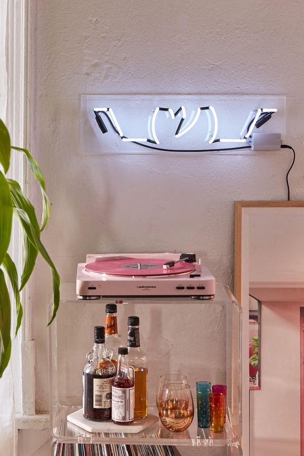 Shruggie Emoticon Neon Sign | Urban Outfitters