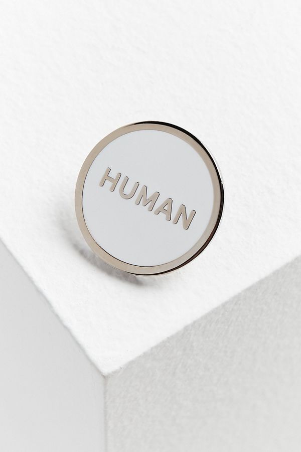 Word For Word Human Pin | Urban Outfitters