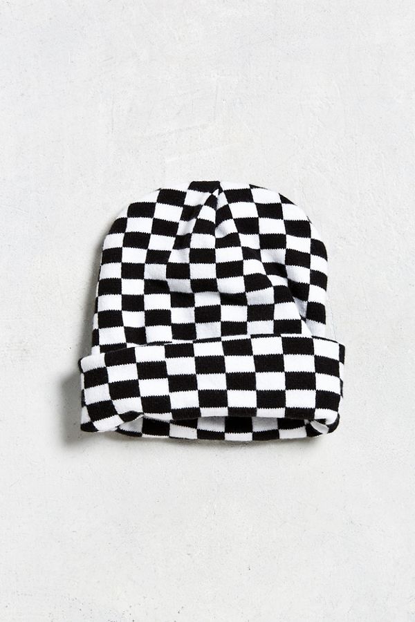 UO Checkered Beanie | Urban Outfitters