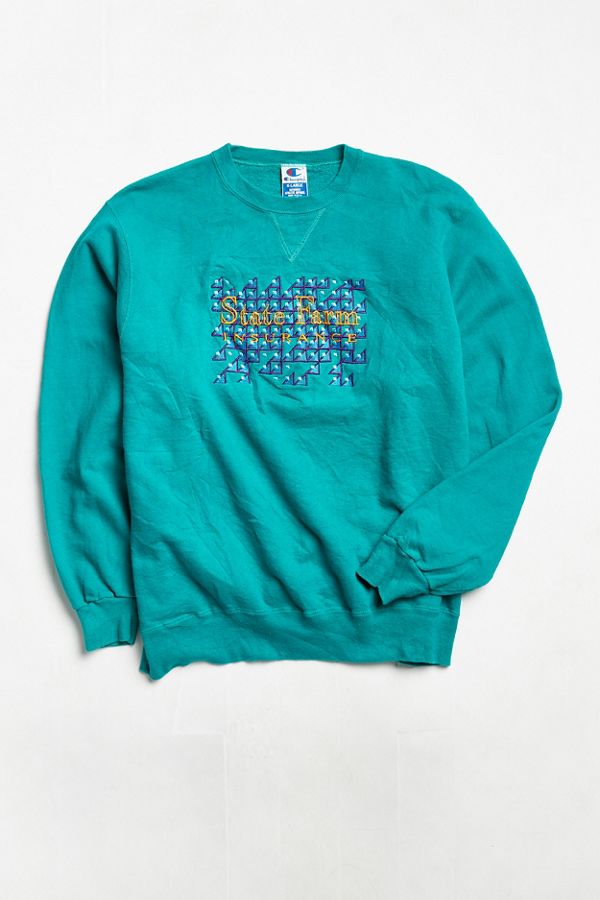 Vintage Champion State Farm Crew Neck Sweatshirt | Urban Outfitters