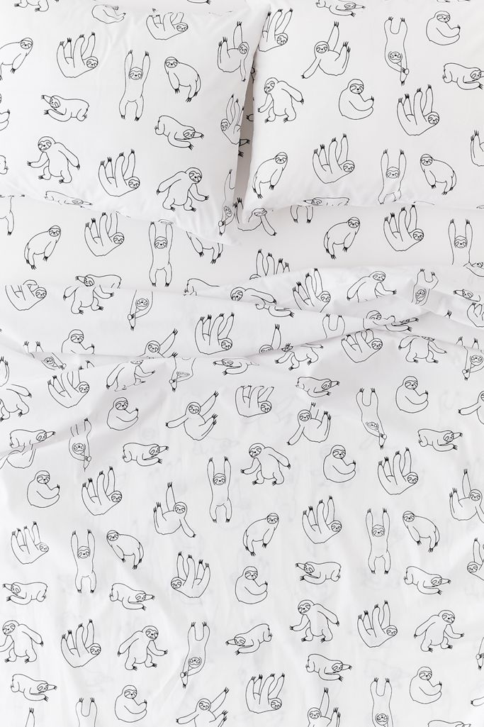 Sloths Sheet Set | Urban Outfitters Canada