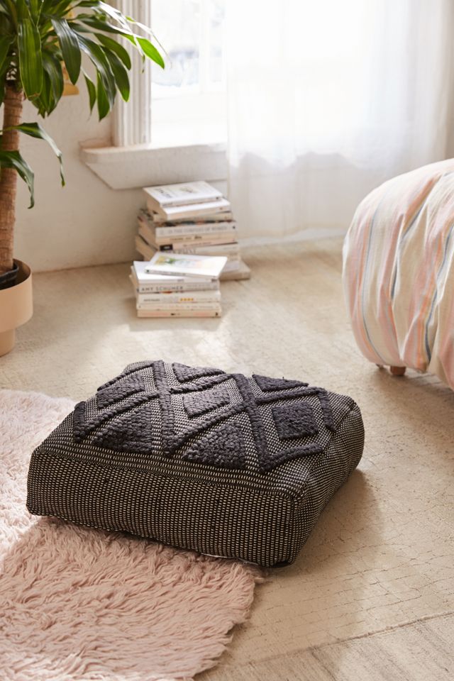 Lua Textured Floor Pillow | Urban Outfitters