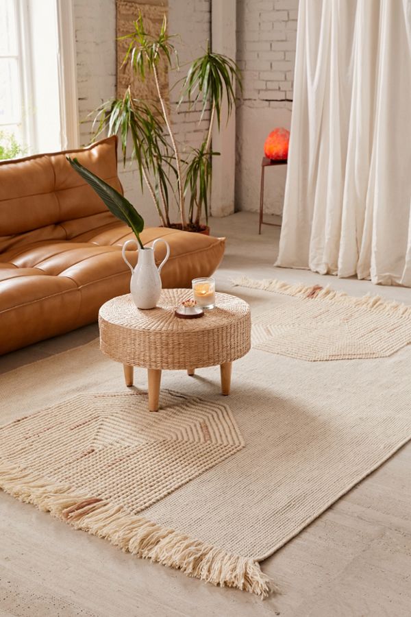 Braided Woven Cable Rug | Urban Outfitters