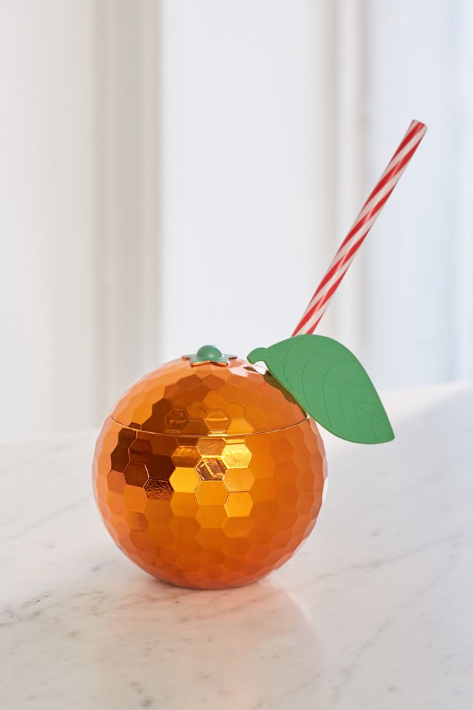 Disco Orange Sipper Cup | Urban Outfitters