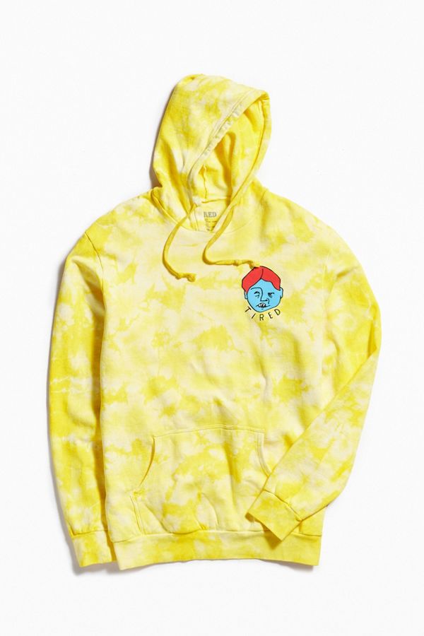 Tired Mangled Face Hoodie Sweatshirt | Urban Outfitters