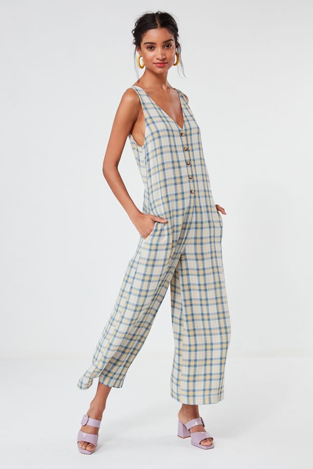 UO Button-Down Shapeless Jumpsuit | Urban Outfitters